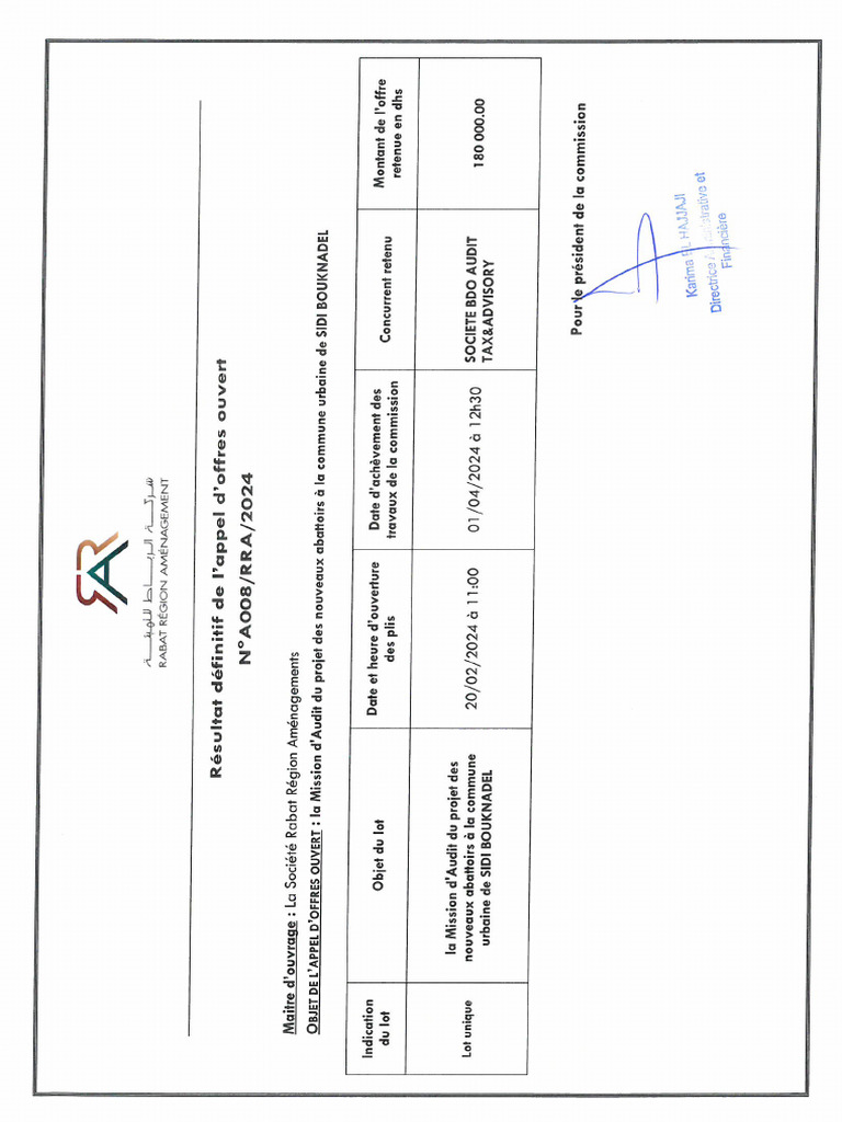 PV Définitif AO-08-2024-RRA | PDF