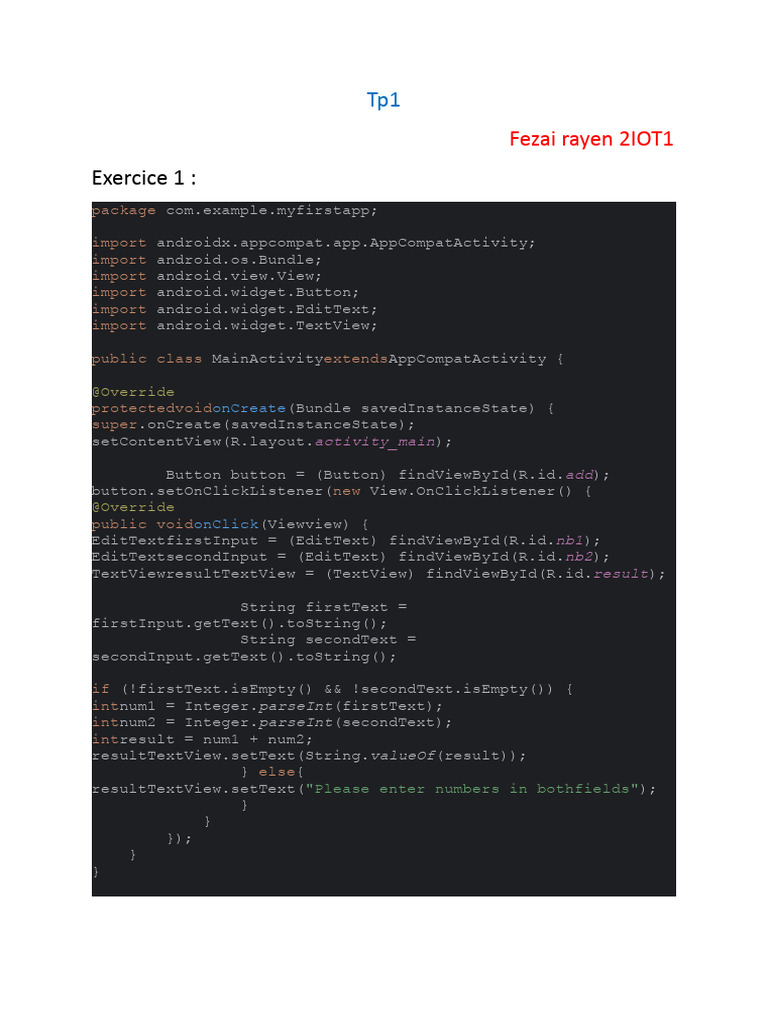 TP 1 | Download Free PDF | Android (Operating System) | Embedded Linux