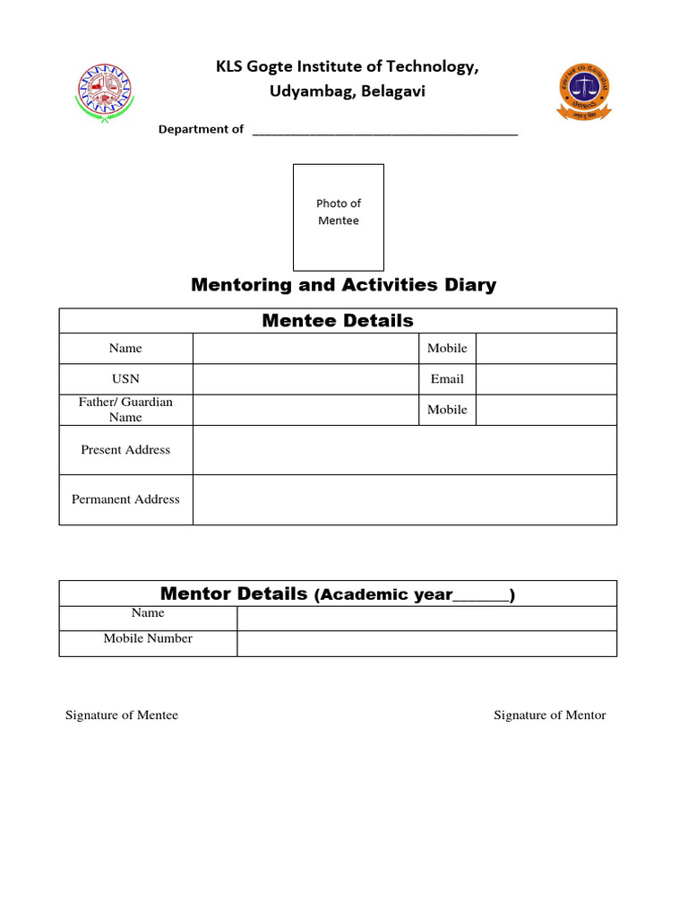 Mentoring and Activity Diary | PDF | Mentorship | Education Theory