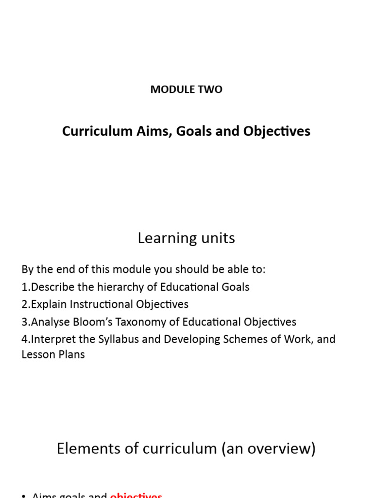 CT 200 Module 2 Unit 1 | PDF | Learning | Curriculum
