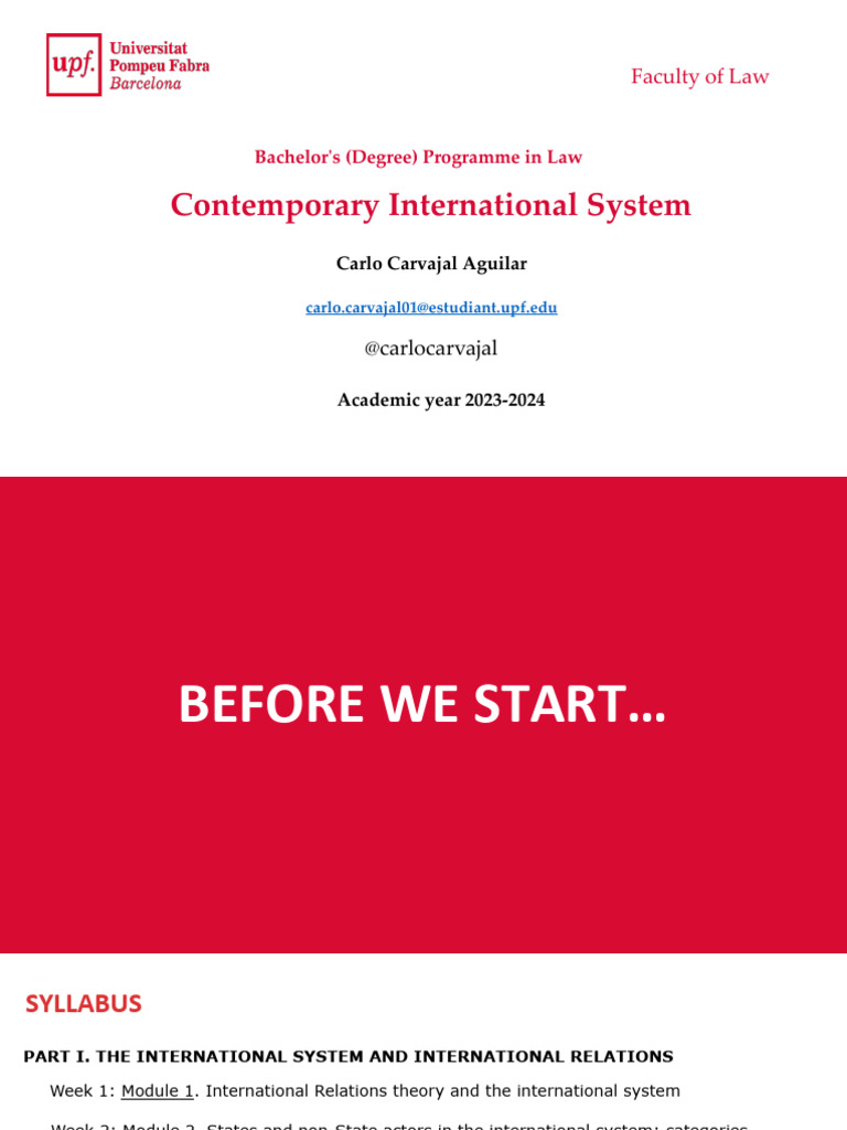 SLIDES Module 1 | PDF | International Relations | United Nations ...