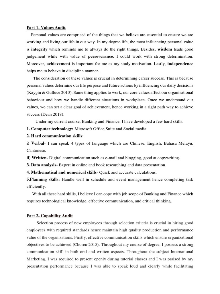 Career Reflection - Redacted | PDF | Leadership | Communication