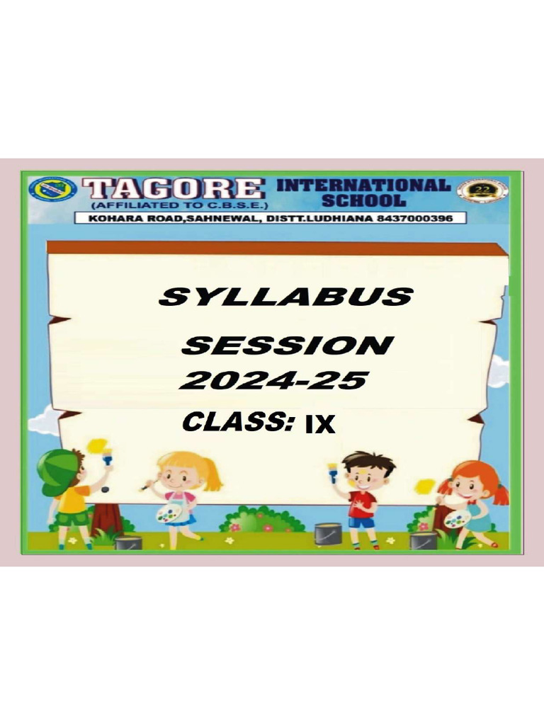 Class IX Syllabus Overview | PDF | Geometry | Equations