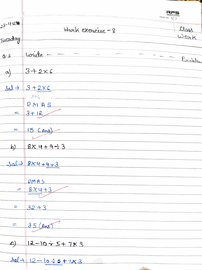 Ch1 Work Exercise 8 PDF | PDF