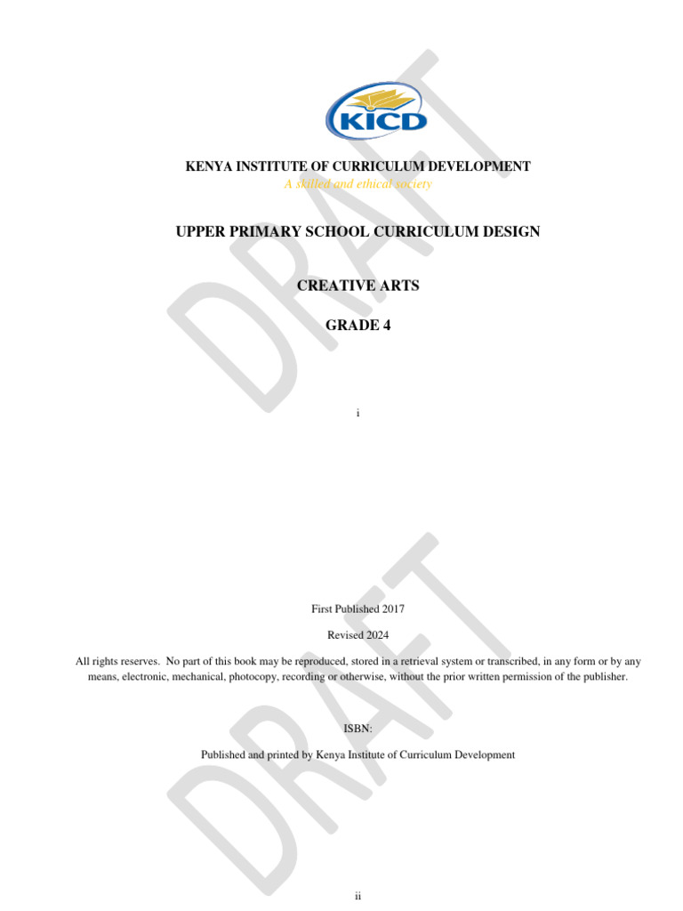 Grade 4 Creative Arts Curriculum Guide | PDF | Learning | Rhythm