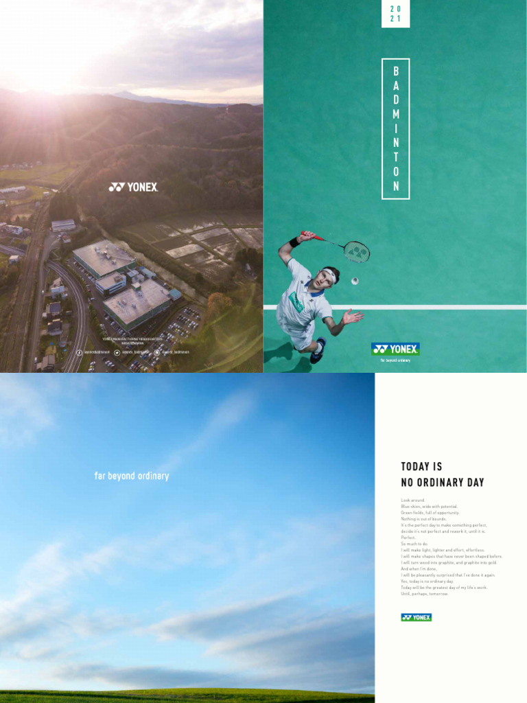 2021 Yonex Badminton Catalog | PDF | Materials