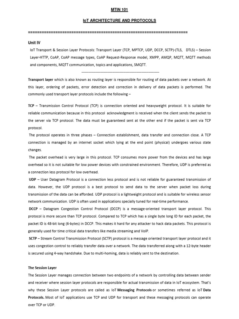 Unit 4-I M | PDF | Transmission Control Protocol | World Wide Web