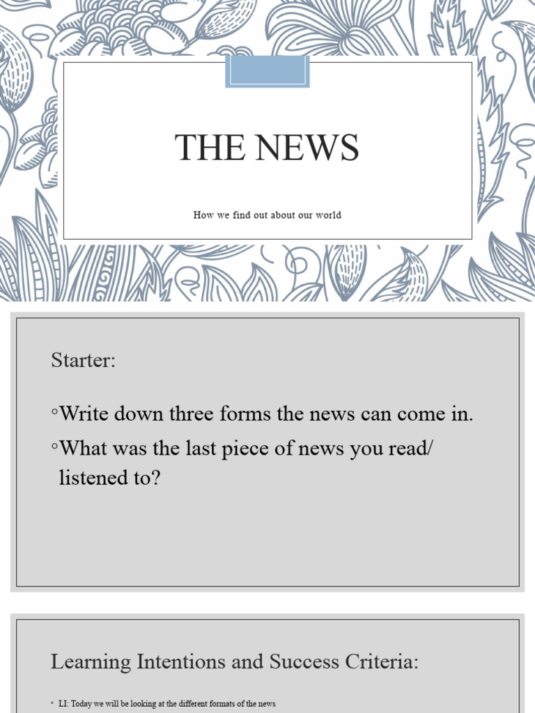 The News - Layout | Download Free PDF | Newspapers | News