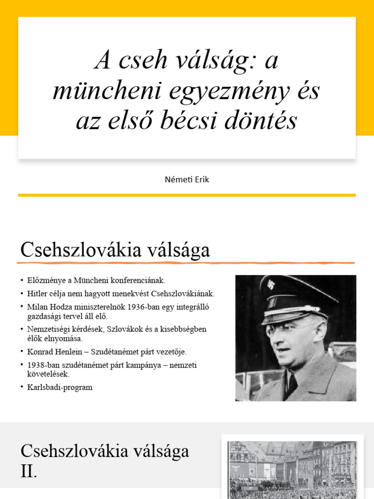 A Cseh Válság | PDF