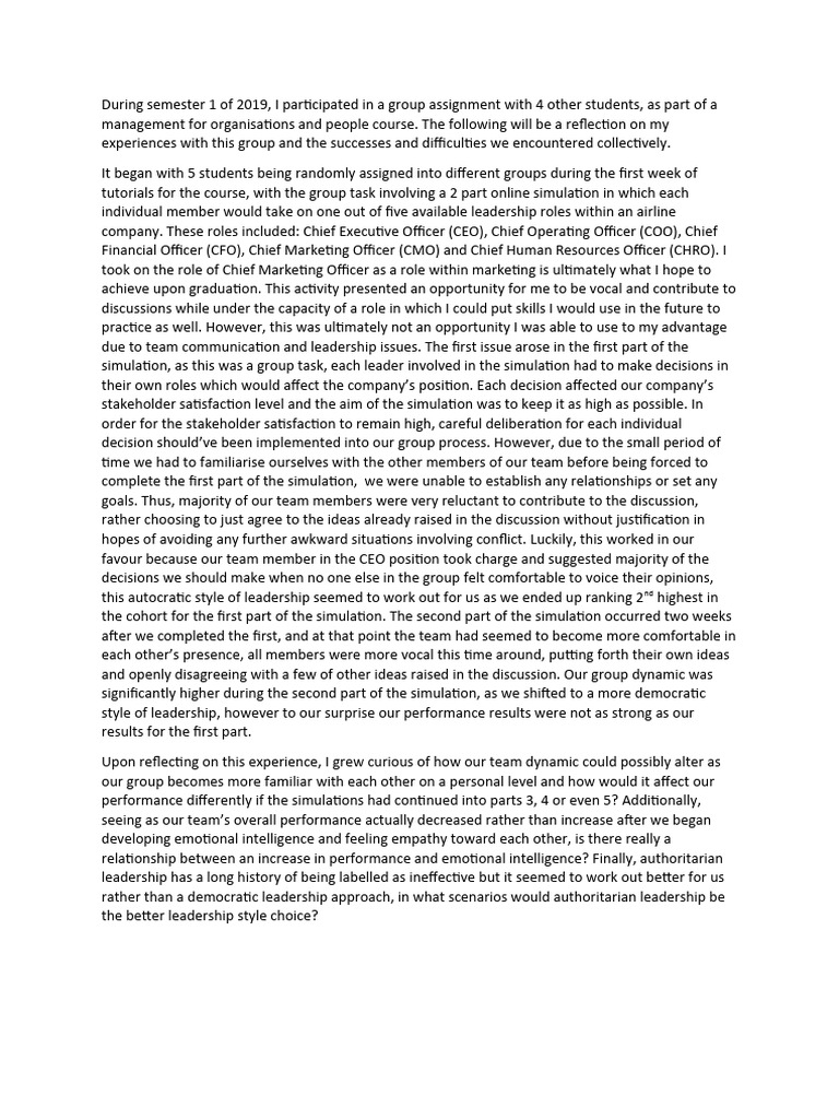 Dipp Assignment Final | Download Free PDF | Leadership | Emotional Intelligence