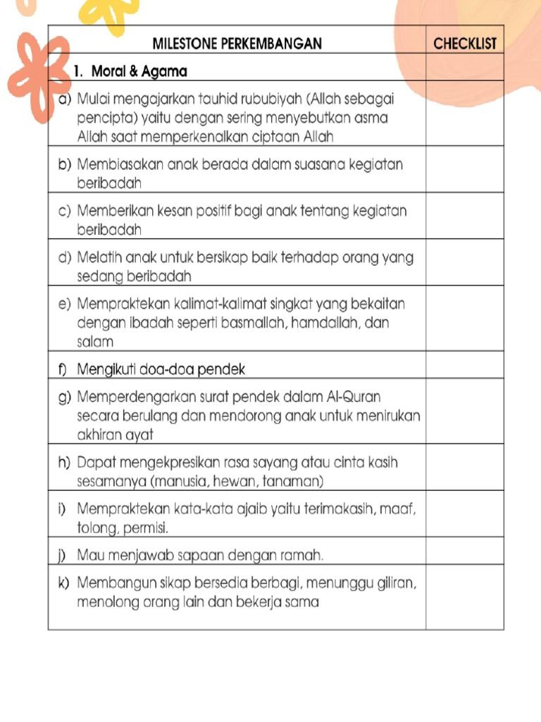 Checklist Pdf
