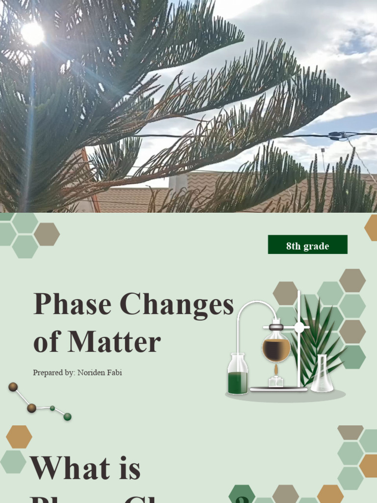 Phase Changes of Matter | PDF