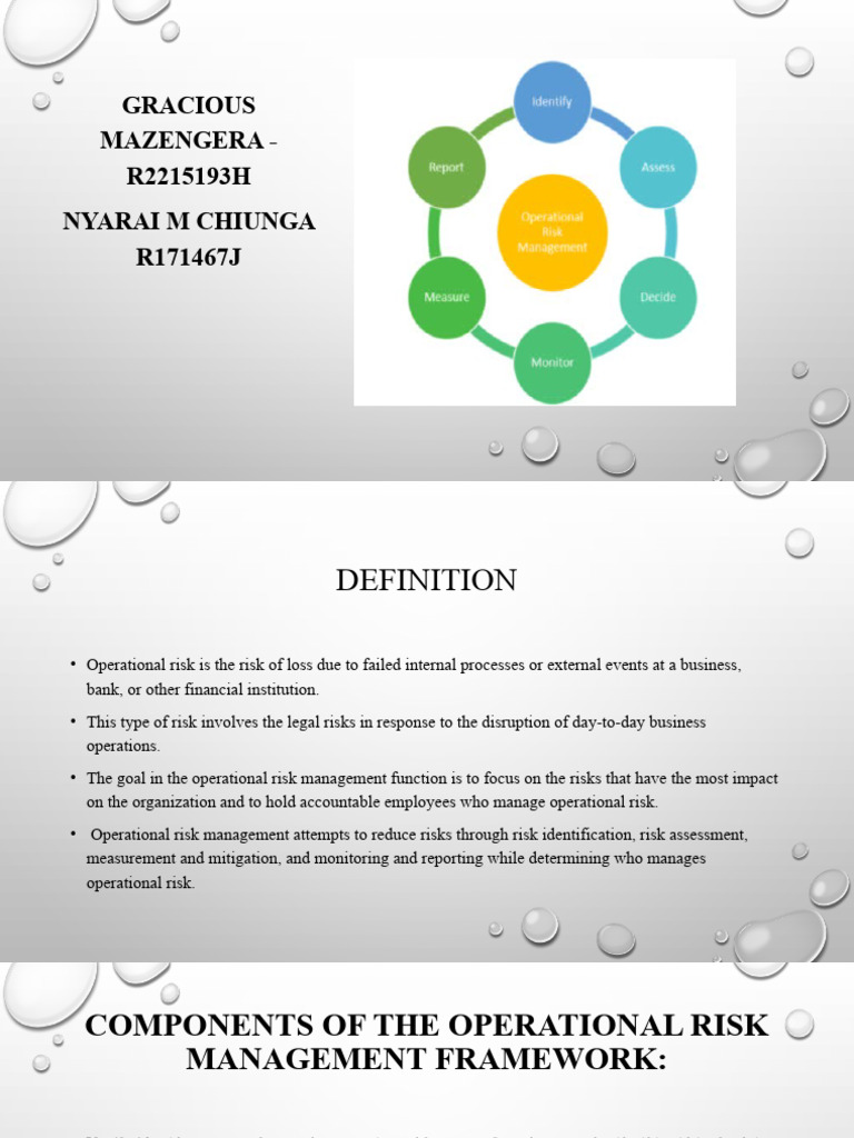 Operational Risk | PDF | Risk | Risk Management