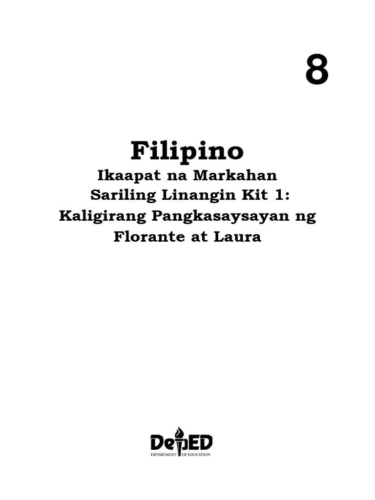 Q4 Filipino 8 Module 1 | PDF