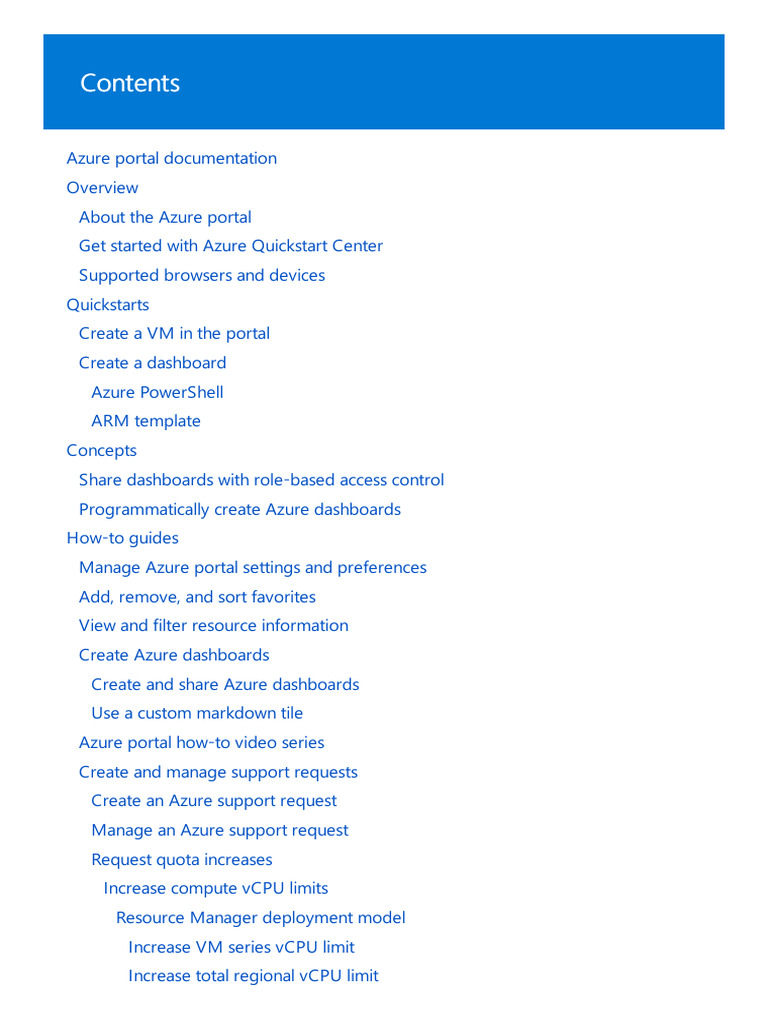 Azure Portal Overview and Features | PDF | Microsoft Azure | Virtual ...