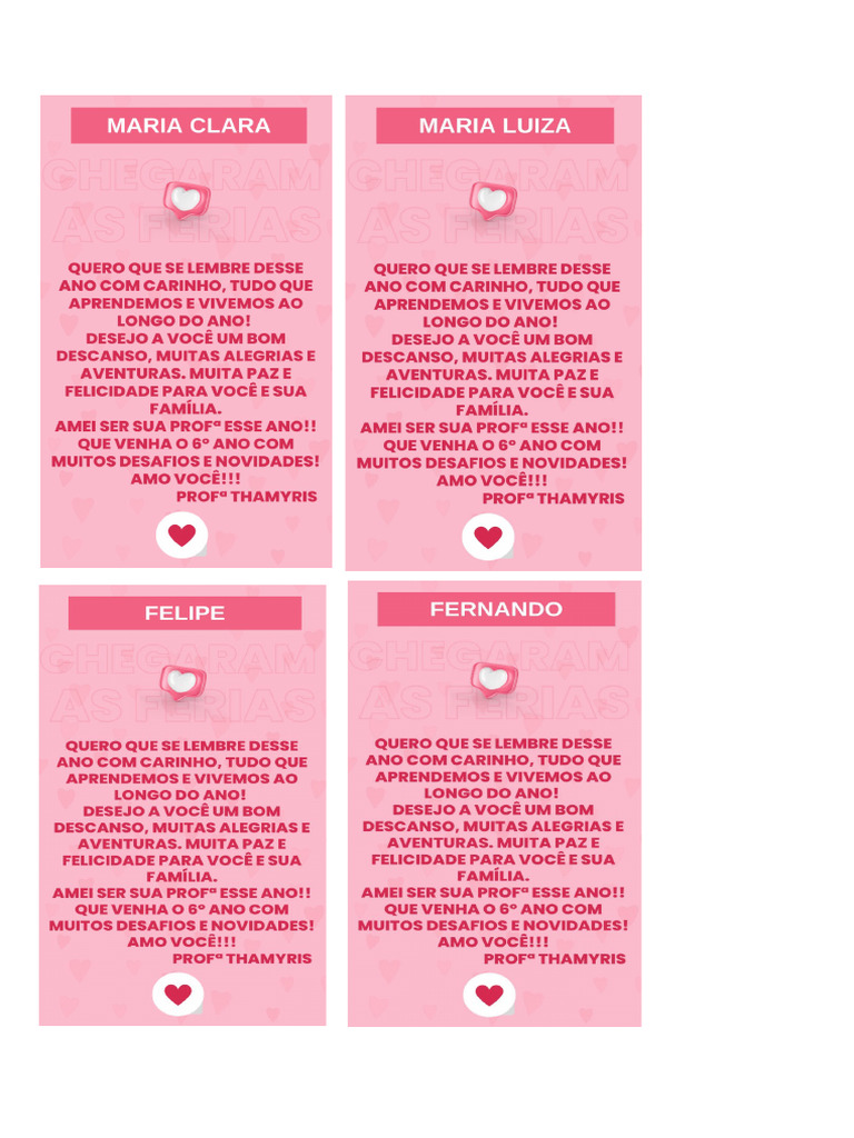 Bilhete Ferias Fim de Ano | PDF