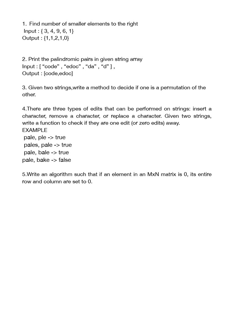 String Manipulation Algorithms | PDF | Teaching Methods & Materials