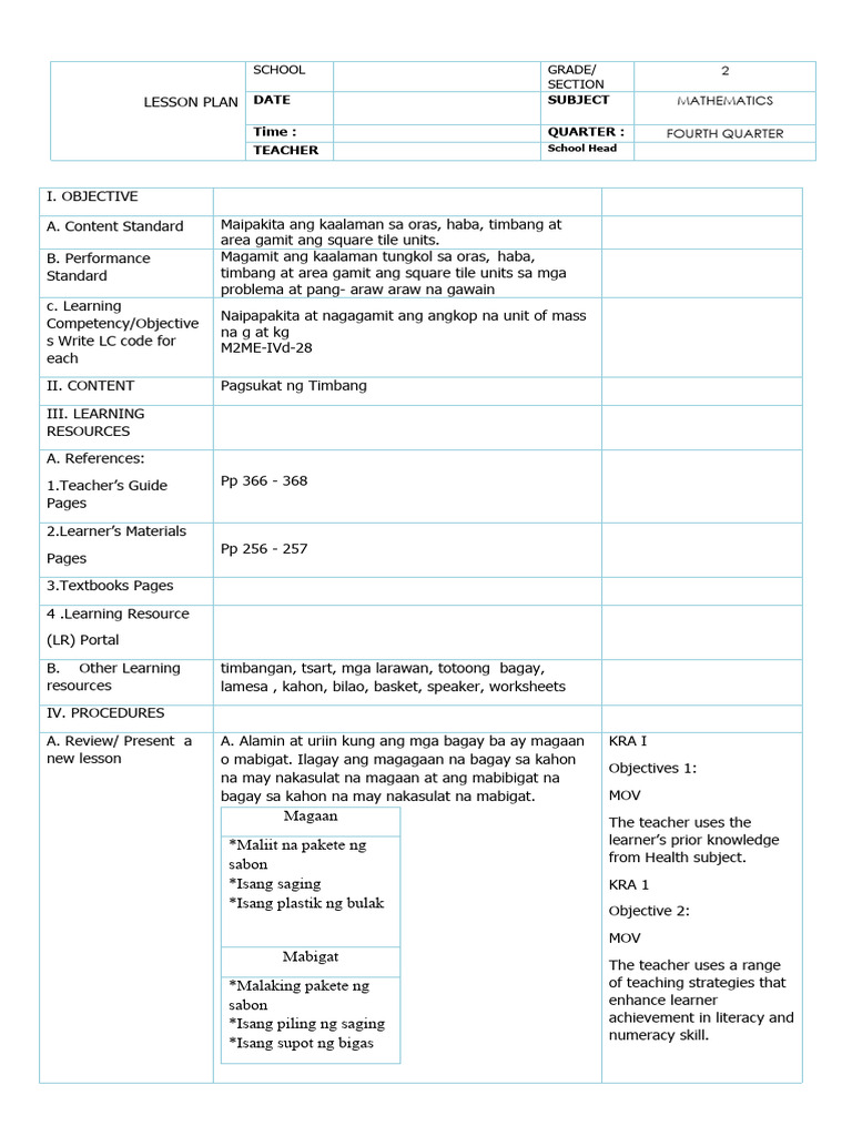 Math 4TH Quarter | PDF