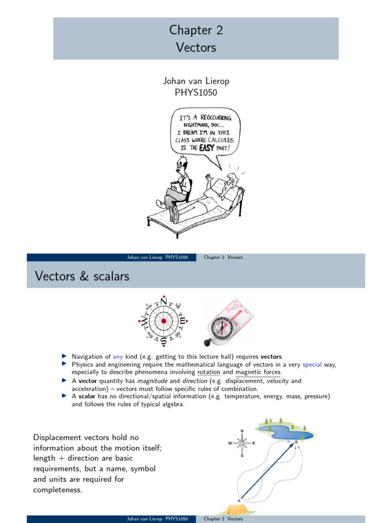 Vectors | Download Free PDF | Euclidean Vector | Motion (Physics)