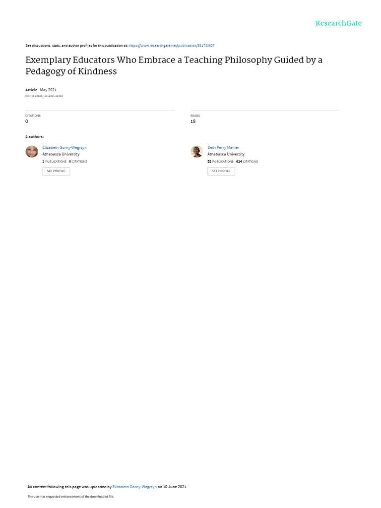 Exemplary Educators Who Embrace A Teaching Philoso | PDF | Pedagogy ...
