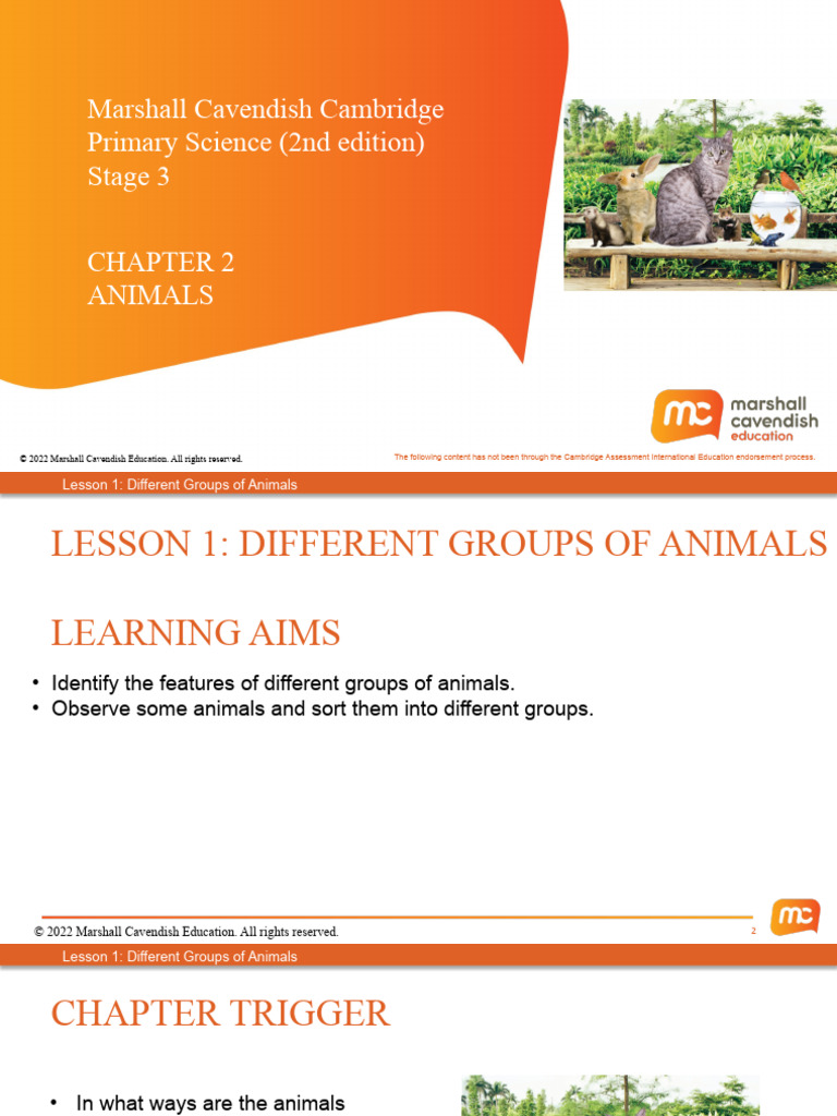 MCE Cambridge Primary Science 2E Stage3 PPT C02 | PDF | Egg | Amphibian