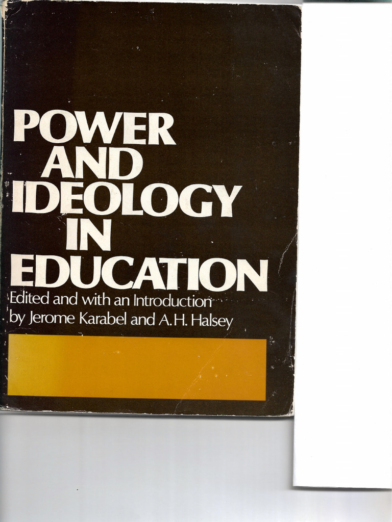 Power and Ideology in Education Introdução | PDF