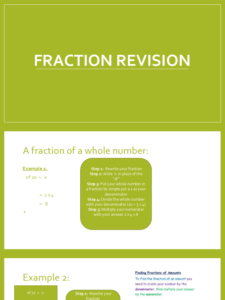 Fractions Part 2 | PDF | Mathematical Concepts | Lexicology