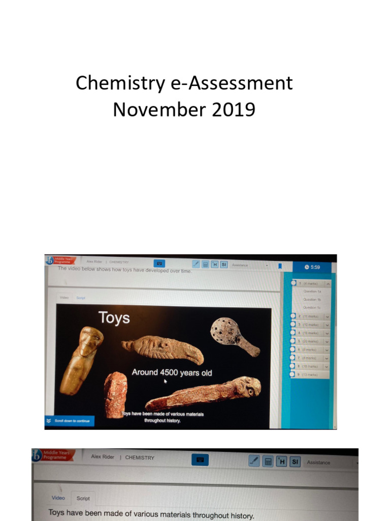 November 19 Chemistry Myp E Assessment Paper Pdf