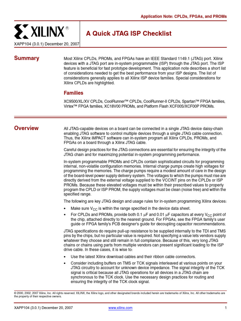 Xapp 104 | PDF | Field Programmable Gate Array | Computing