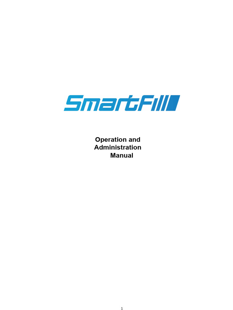 SmartFill III Operation Manual Vers 1.0 | PDF | Wi Fi | Telecommunications