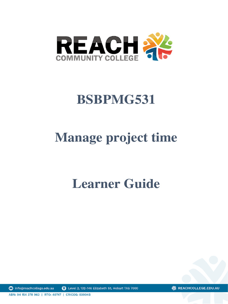 BSBPMG531 Learner Guide | PDF | Project Management