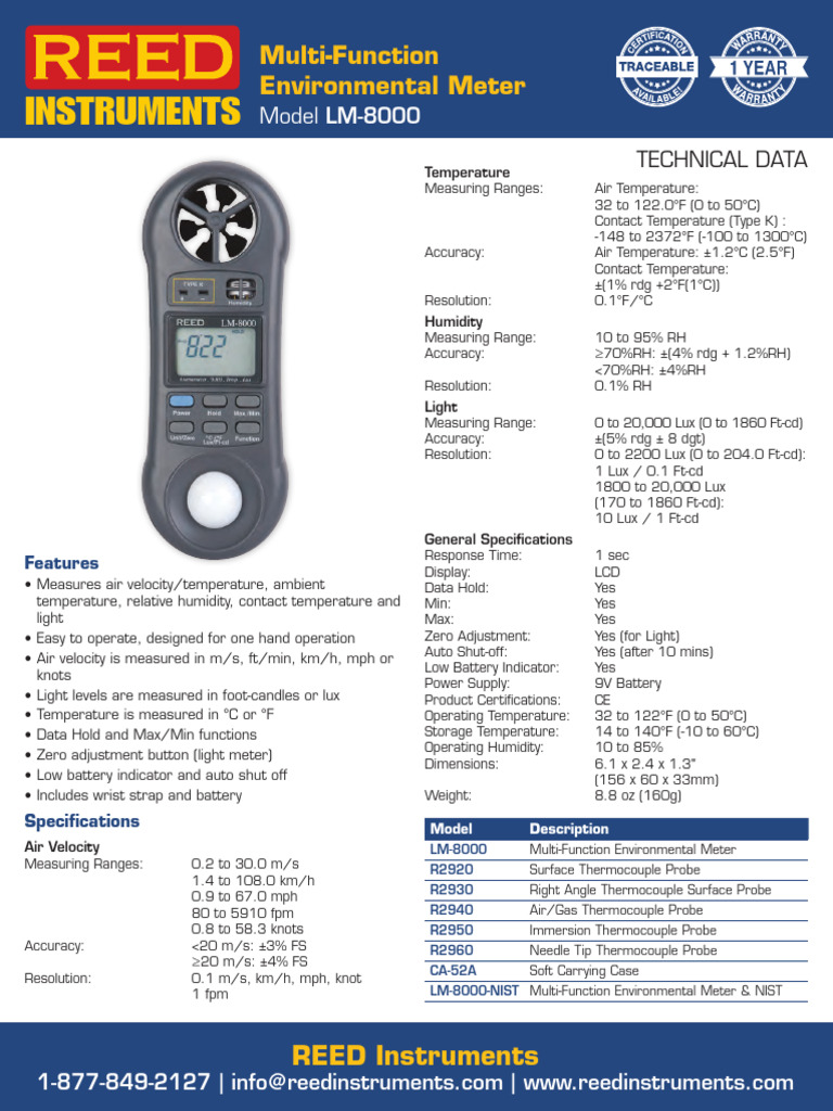 lm-8000-datasheet | PDF
