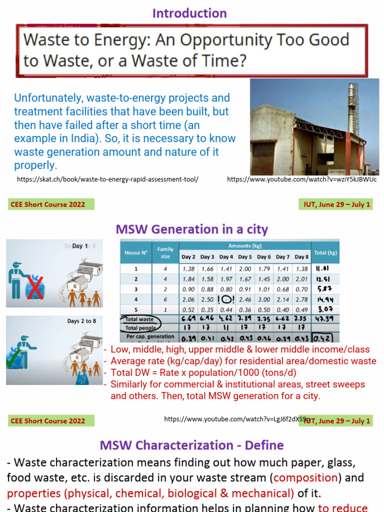 Solid Waste Management | PDF | Municipal Solid Waste | Waste