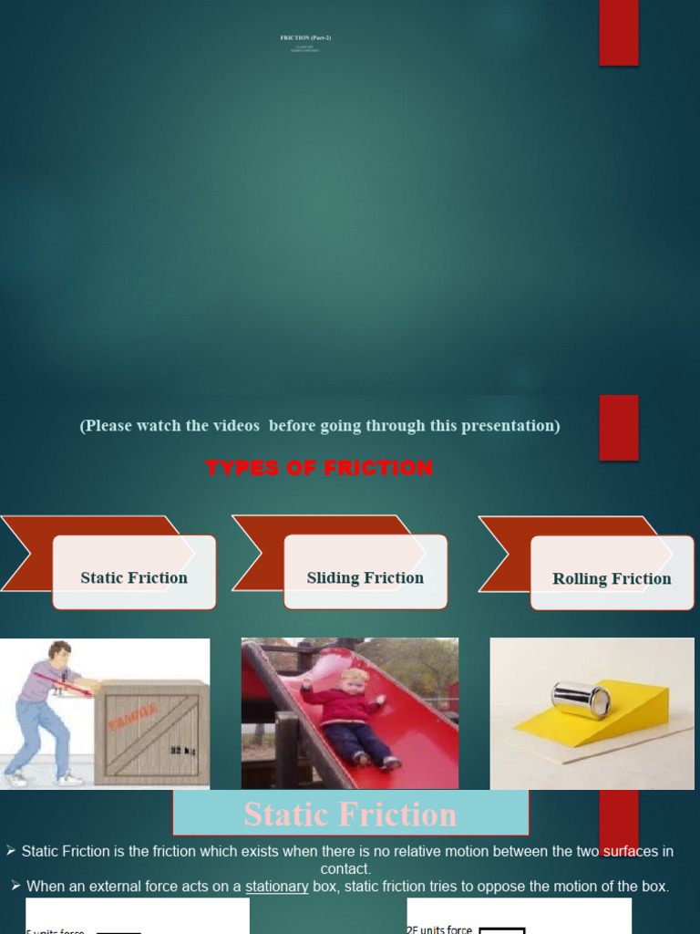 P 2 Friction | PDF | Friction | Force