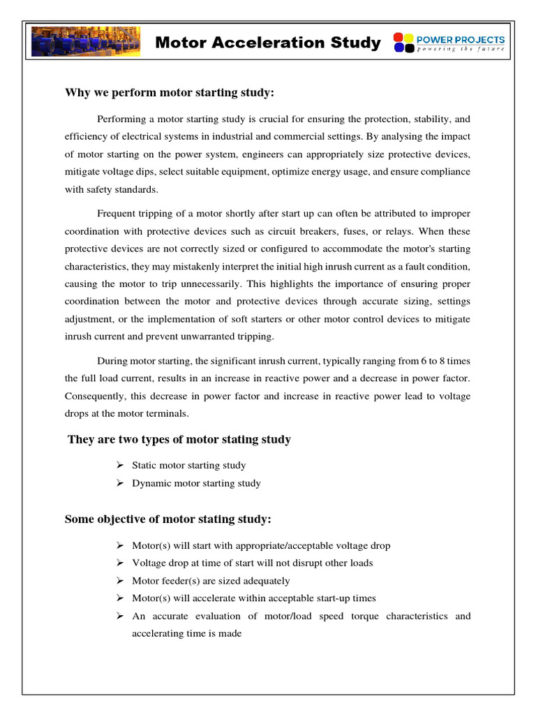 Motor Acceleration Study | PDF | Electric Motor | Electronics