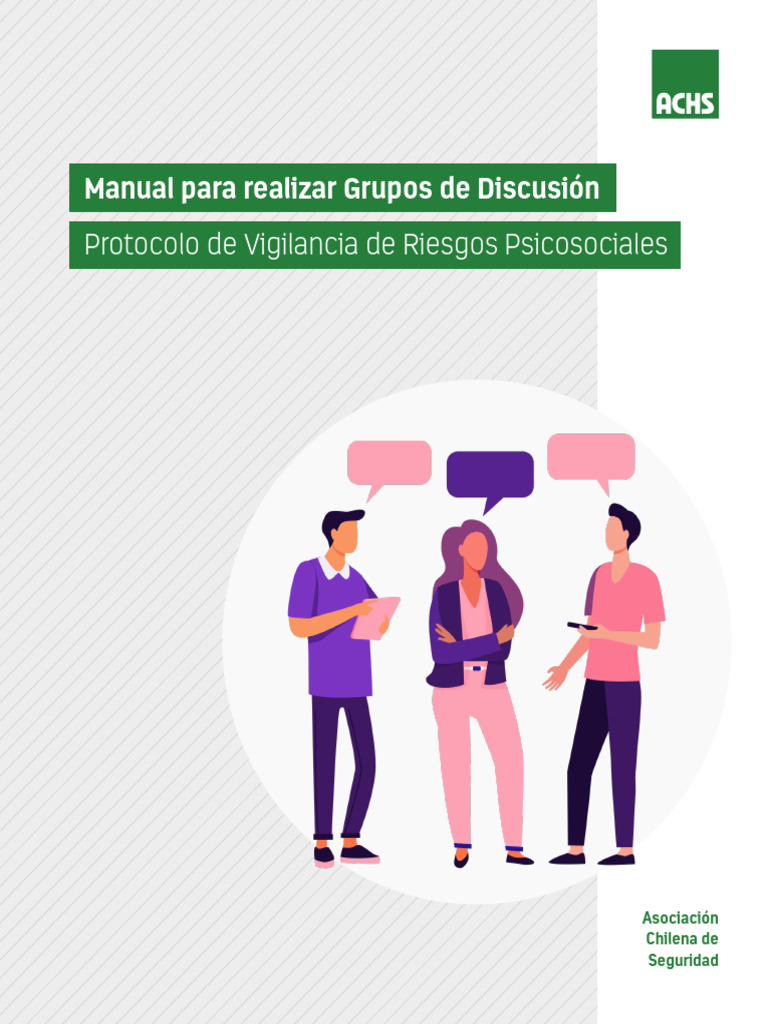 Manual Grupo de Discución | PDF | Cuestionario | Grupo de enfoque