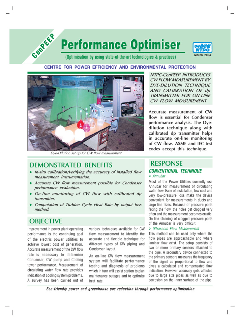 Dye Dilution Technique For Cw Flow Measurement Pdf Flow Measurement Calibration