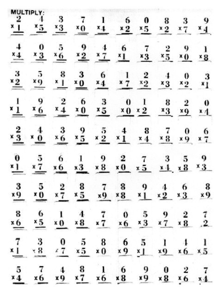 Mul Div Window Card | PDF