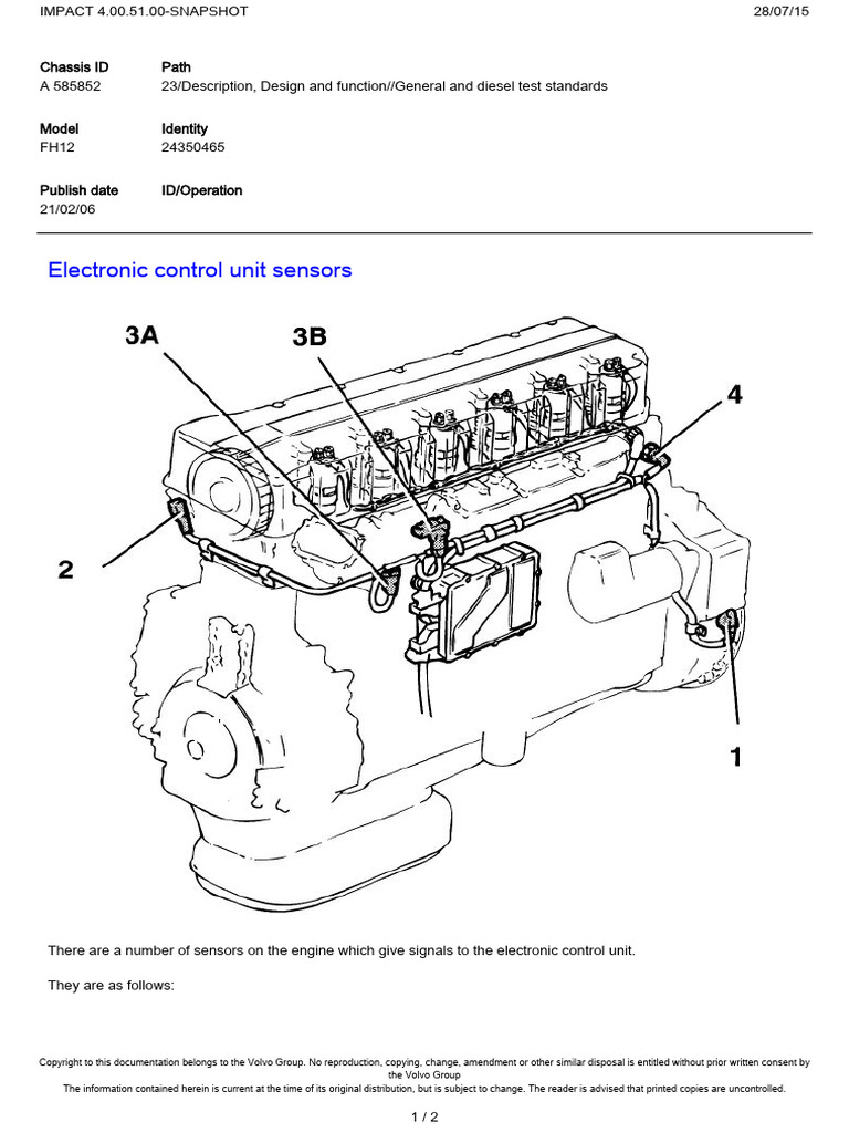Electronic Control Unit Sensors | PDF | Diesel Engine | Propulsion