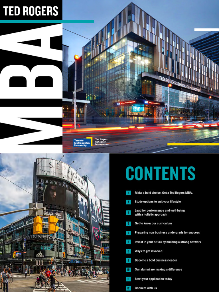 Toronto Metropolitan University Ted Rogers MBA Brochure | Download Free ...