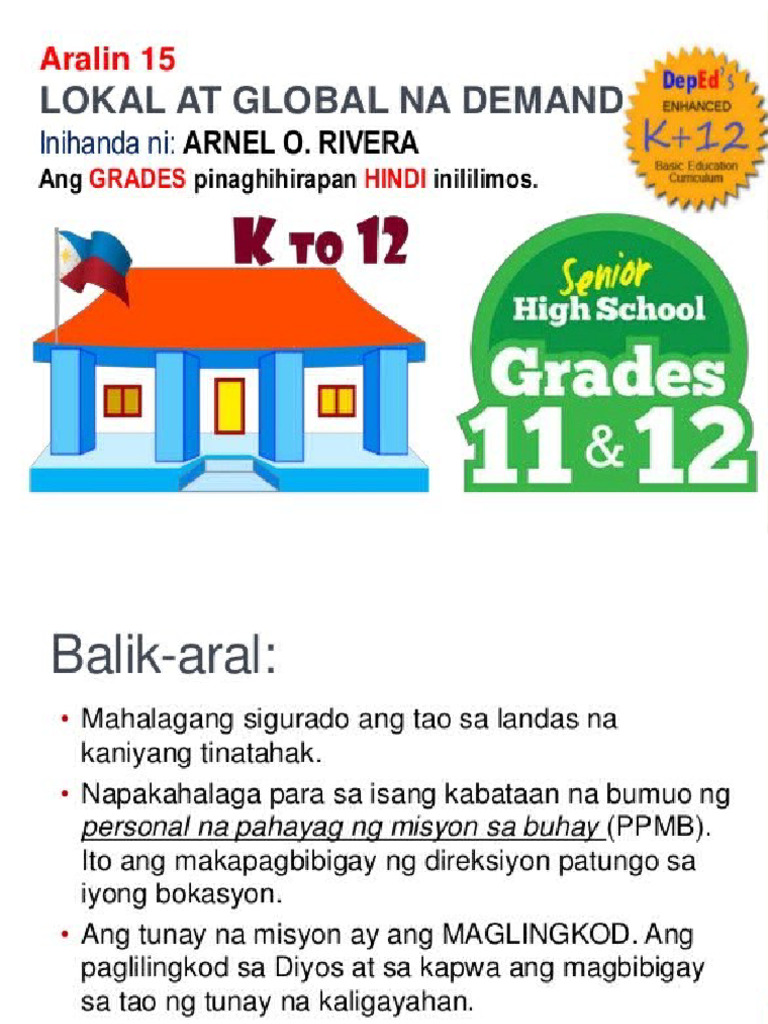 Modyul 15 g9 Slides 2024 | PDF