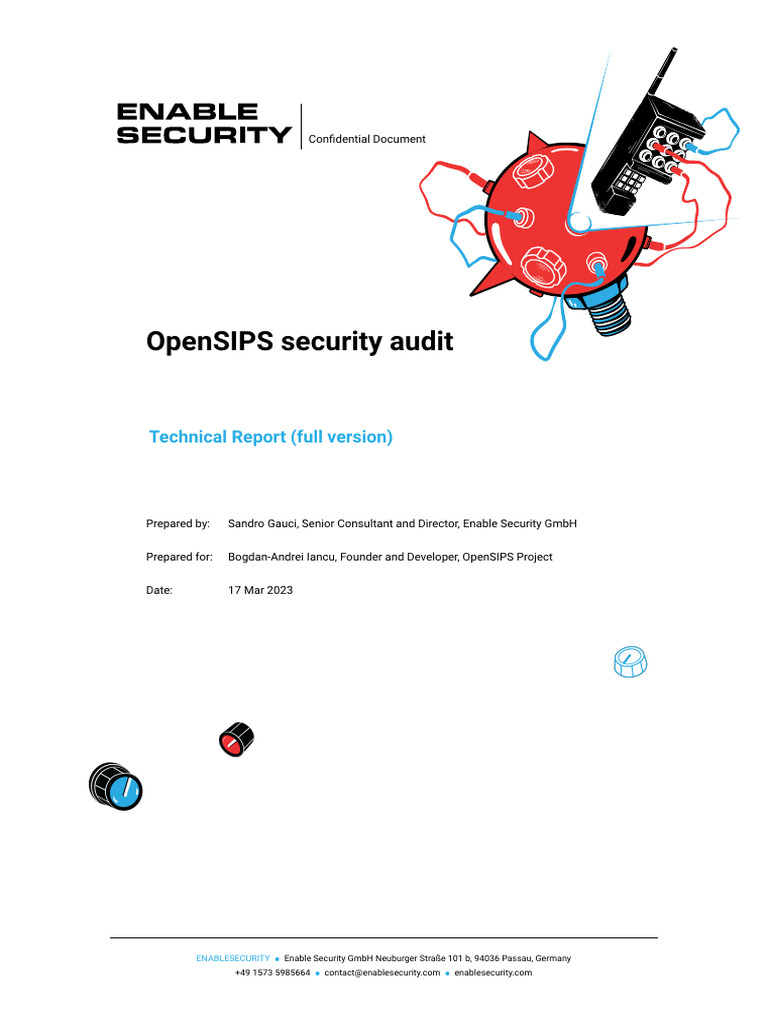 OpenSIPS Security Audit Report | PDF | Session Initiation Protocol | Computing
