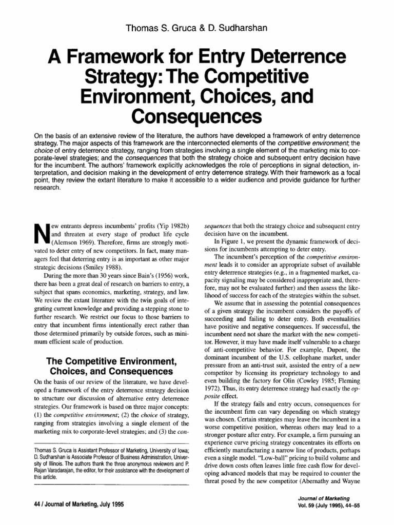 Gruca 1995 | PDF | Pricing | Brand