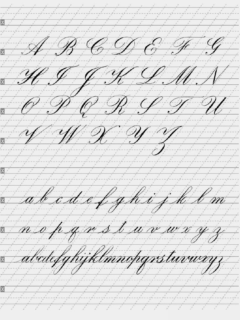 Calligraphie Anglaise | PDF