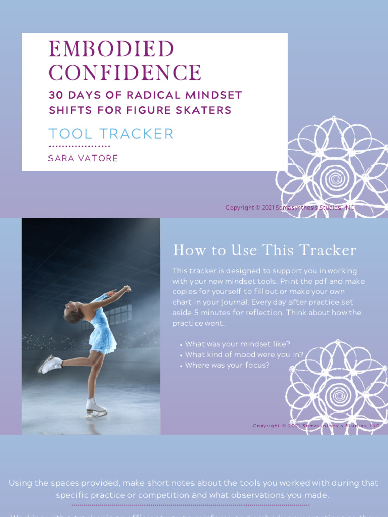 Embodied Confidence Tool Tracker For Figure Skaters | PDF | Breathing ...
