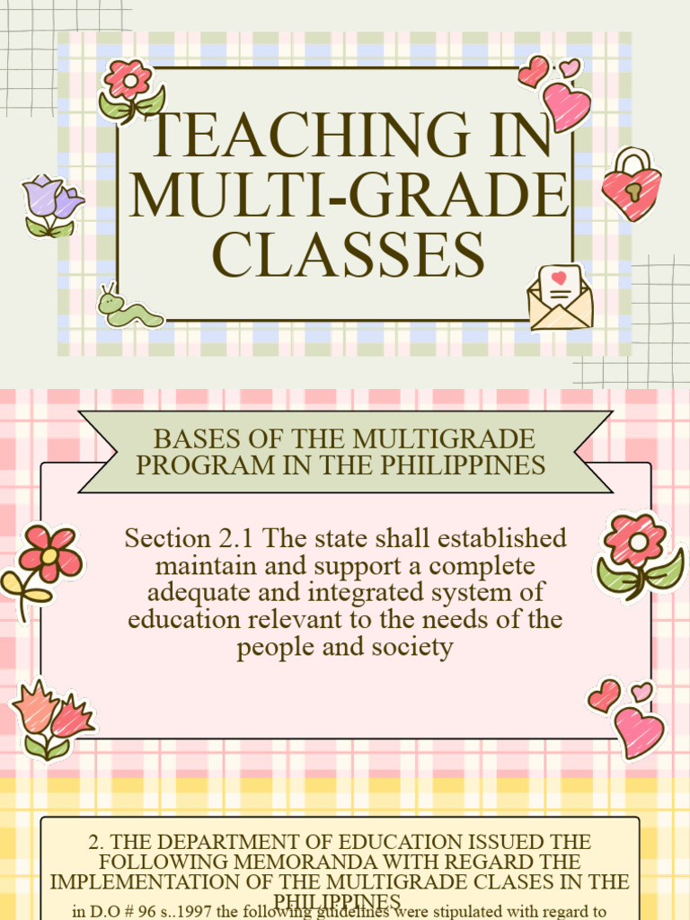 Teaching in Multi-Grade Classes | PDF | Classroom Management | Teachers