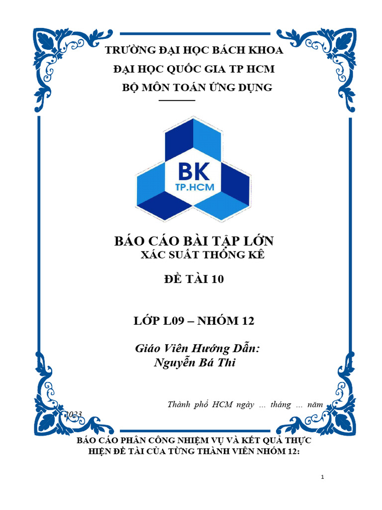BTL XSTK L09 N12 FileBaoCao | PDF