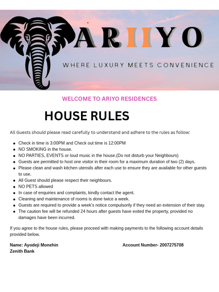 House Rules | PDF