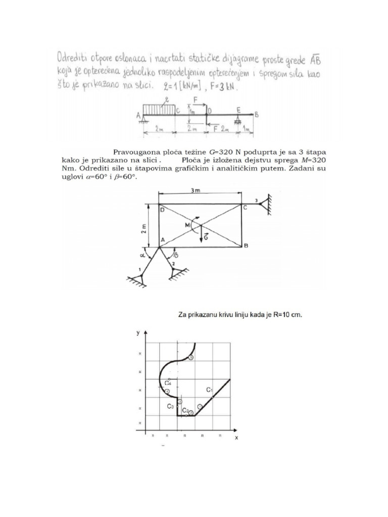 Statika Zadaci | PDF