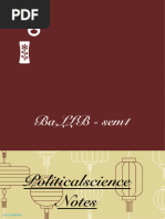 History BALLB 1-Semester Notes | PDF